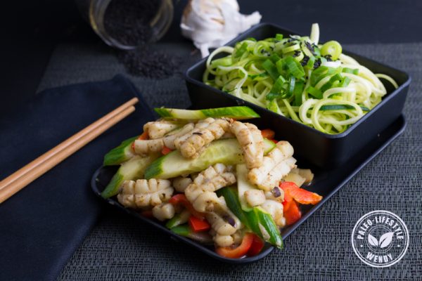 Gebakken inktvis met Chinese five spices - Paleo Lifestyle